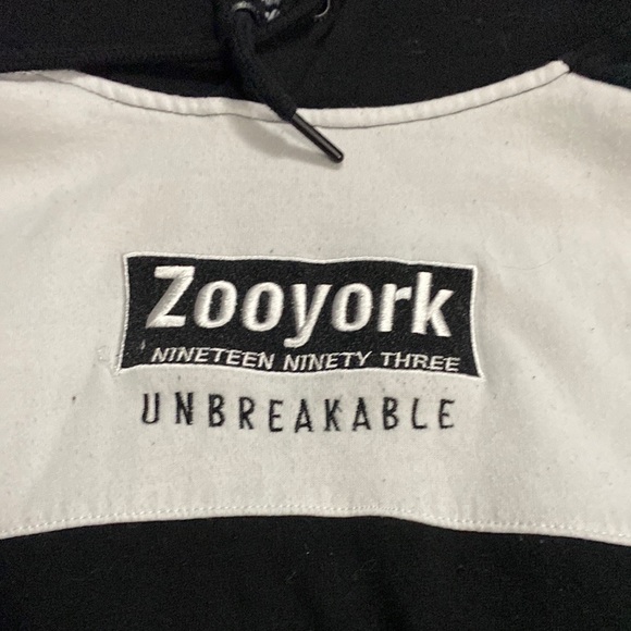 Zoo York | Sweaters | Zoo York Size Small Black White And Gray Hoodie ...